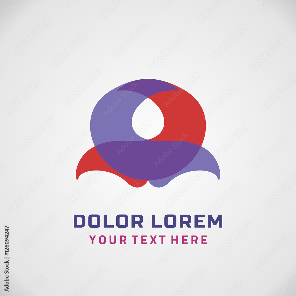 Design round logo element Stock Vector | Adobe Stock