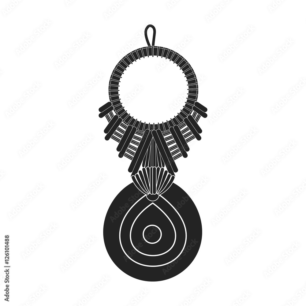 Amulet nazar icon in black style isolated on white background. Turkey ...