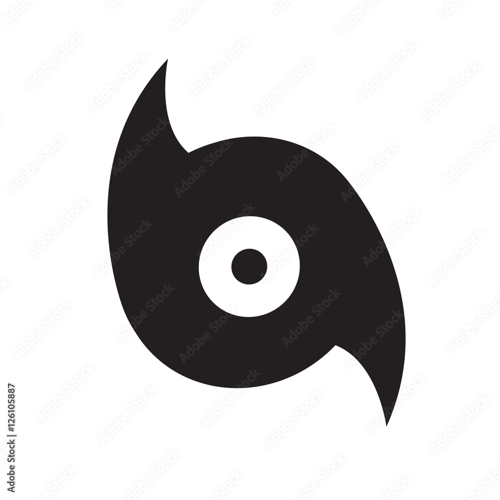 Hurricane icon illustration design Stock Vector | Adobe Stock