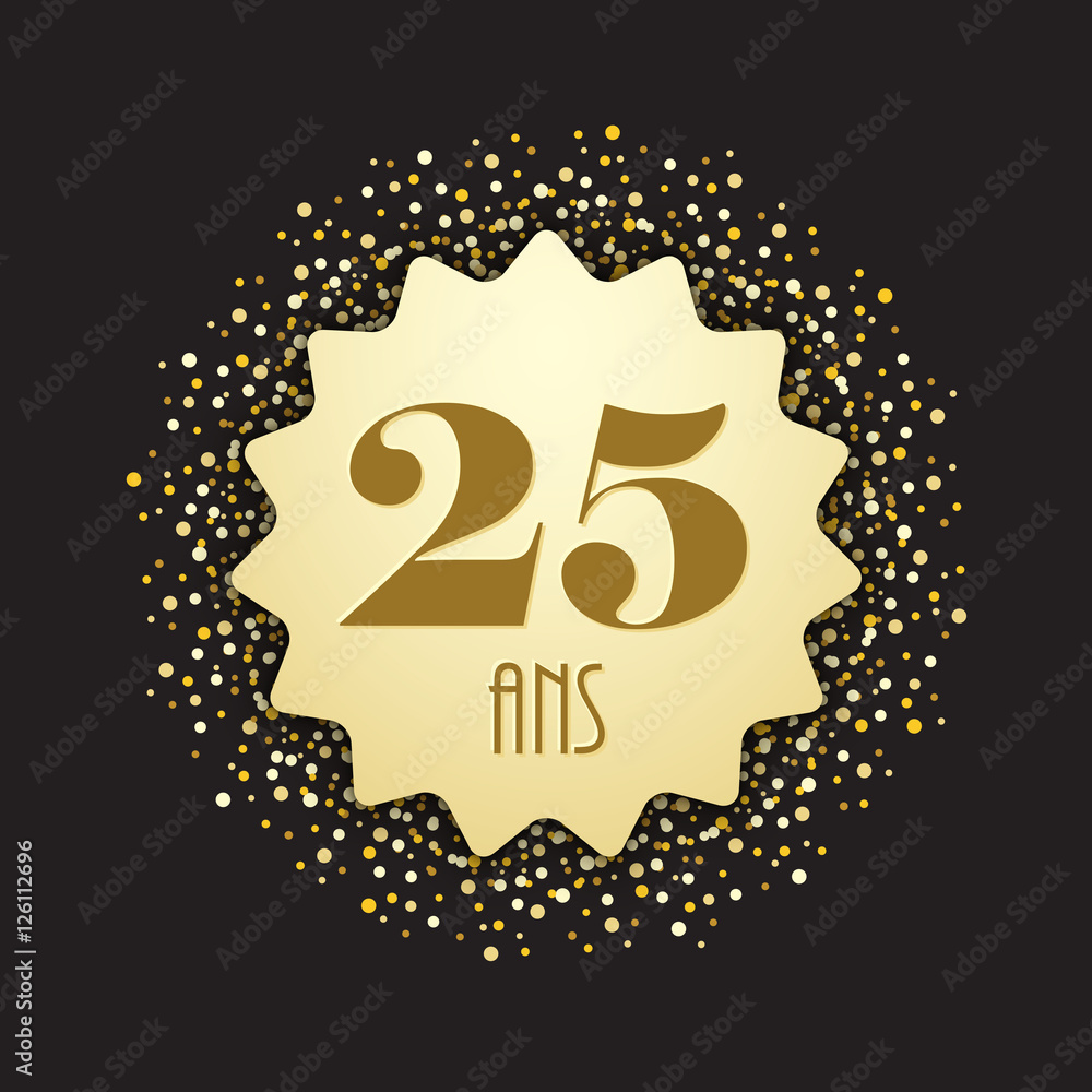 Vetor de ICÔNE 25 ANS do Stock | Adobe Stock