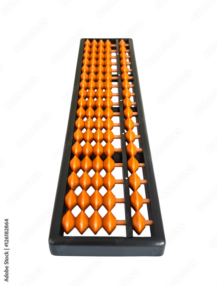 Abacus Calculators isolated on white background Stock-Illustration ...