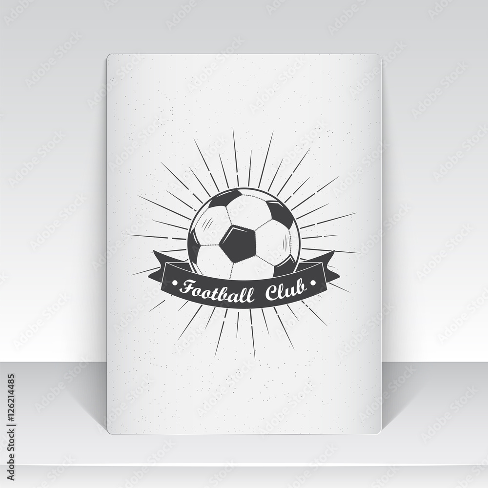 Set of Soccer Football Club. Sport Team. Detailed elements. Sheet of ...