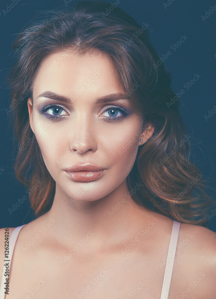 portrait of beautiful delicate woman Stock Photo | Adobe Stock