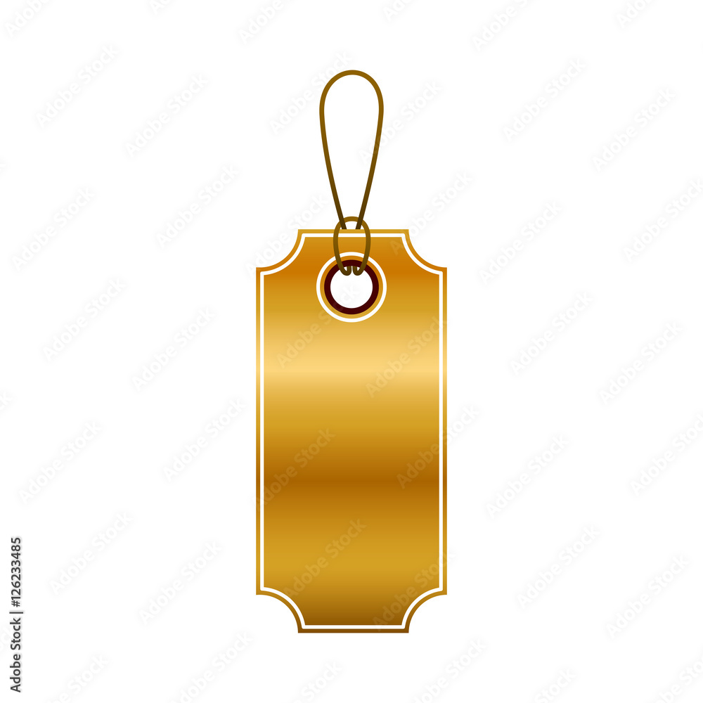 gold label icon. Tag element banner badge card and product theme ...