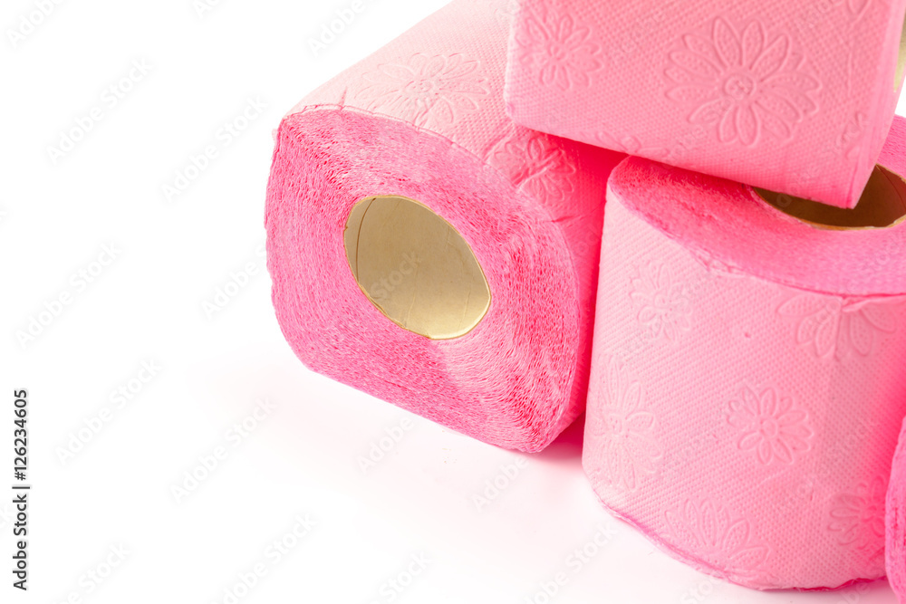 toilet paper isolated on white background Stock Photo | Adobe Stock