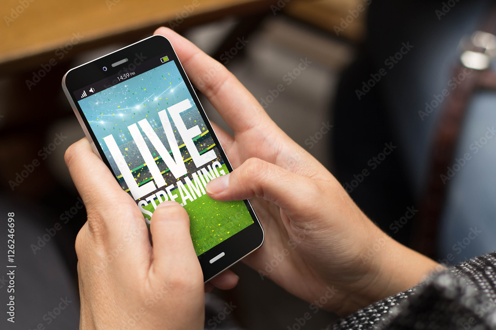 street girl live streaming Stock Photo | Adobe Stock