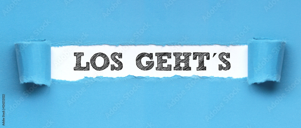 Los geht´s Stock-Foto | Adobe Stock