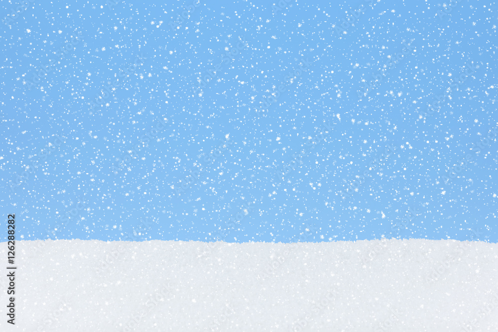 Snow background Stock Photo | Adobe Stock