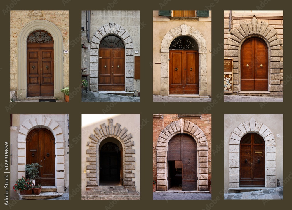 PORTONI ANTICHI IN TOSCANA Stock Photo | Adobe Stock