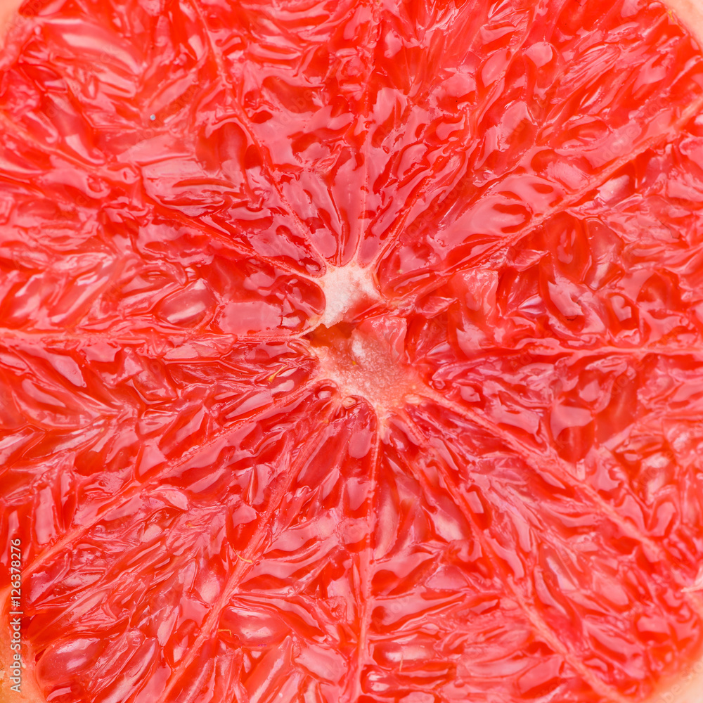 cut grapefruit texture Macro Stock Photo | Adobe Stock