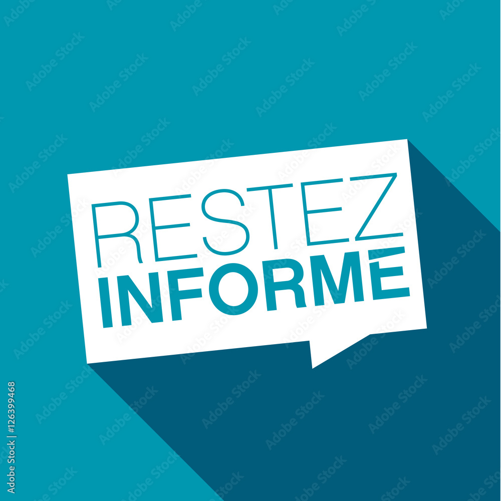 restez informé Stock ベクター | Adobe Stock