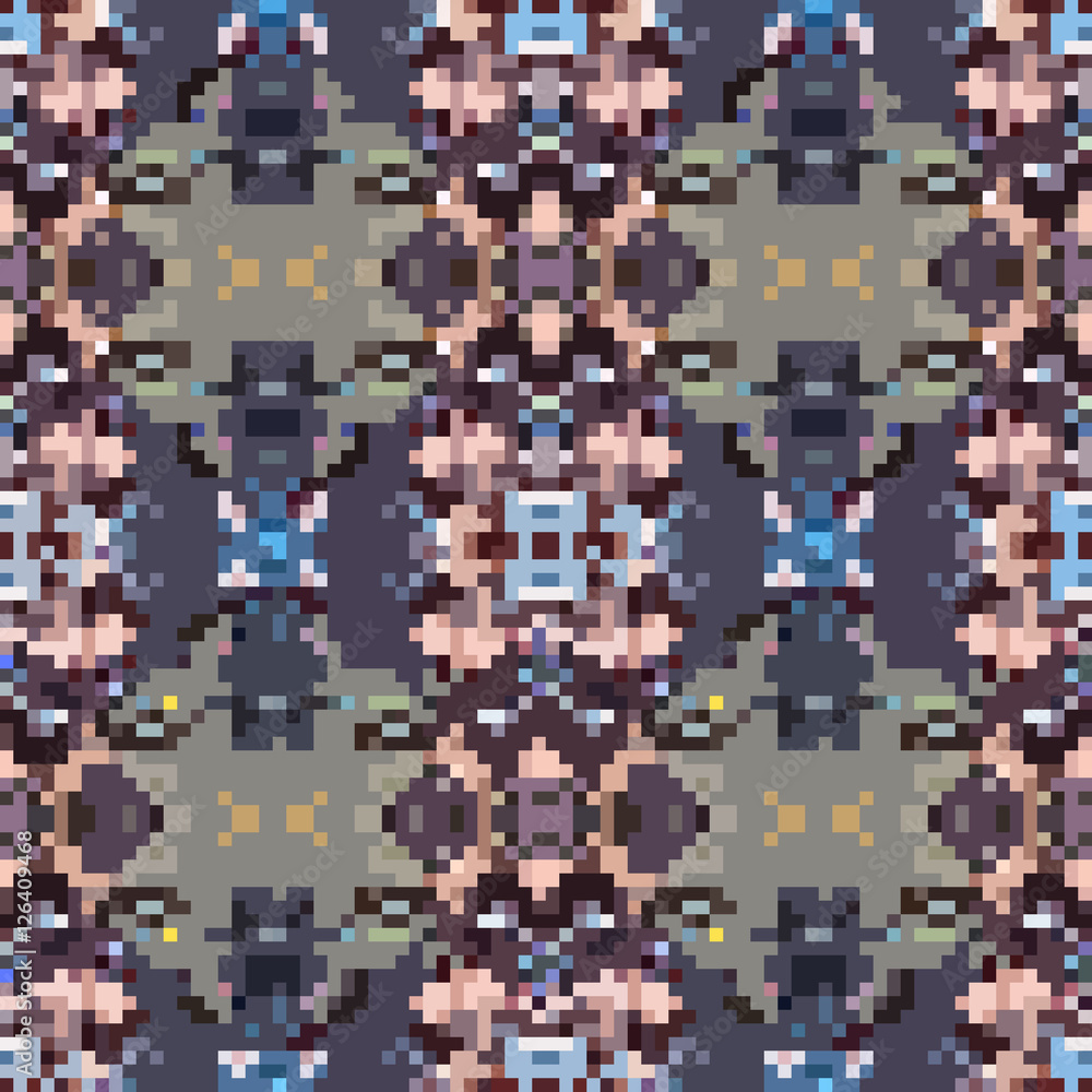 Fototapeta dla chłopca seamless tileable pixel texture pattern ...