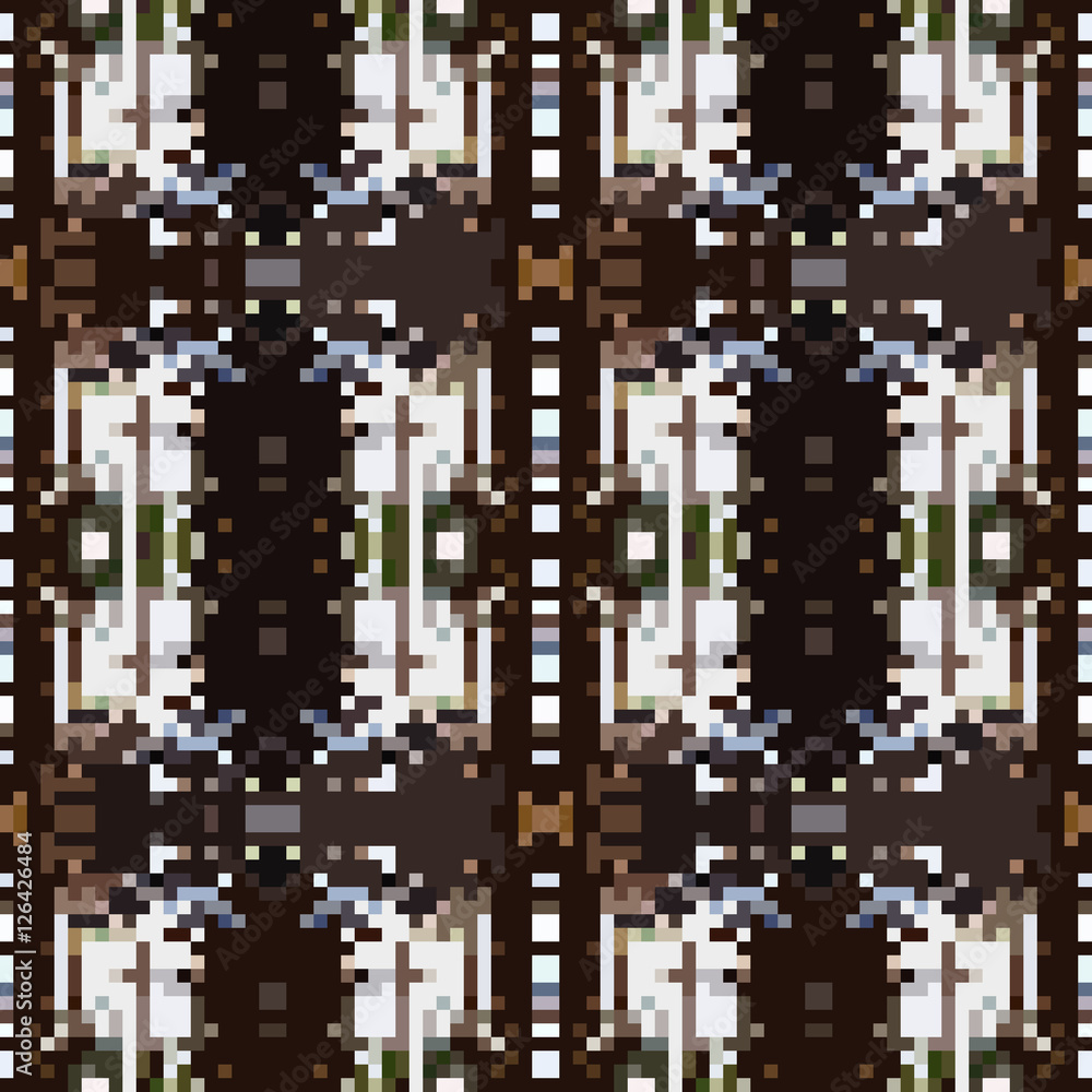 seamless tileable pixel texture pattern Stock Illustration | Adobe Stock