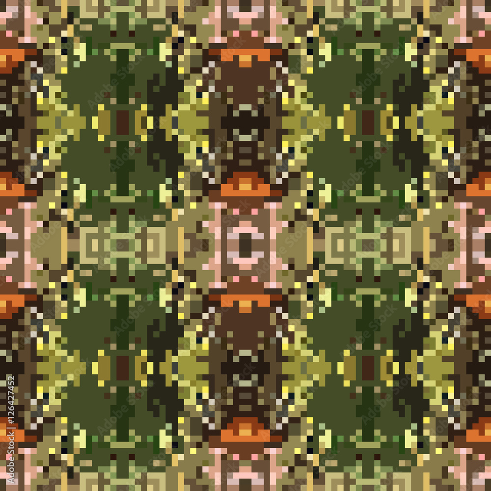 seamless tileable pixel texture pattern Stock Illustration | Adobe Stock