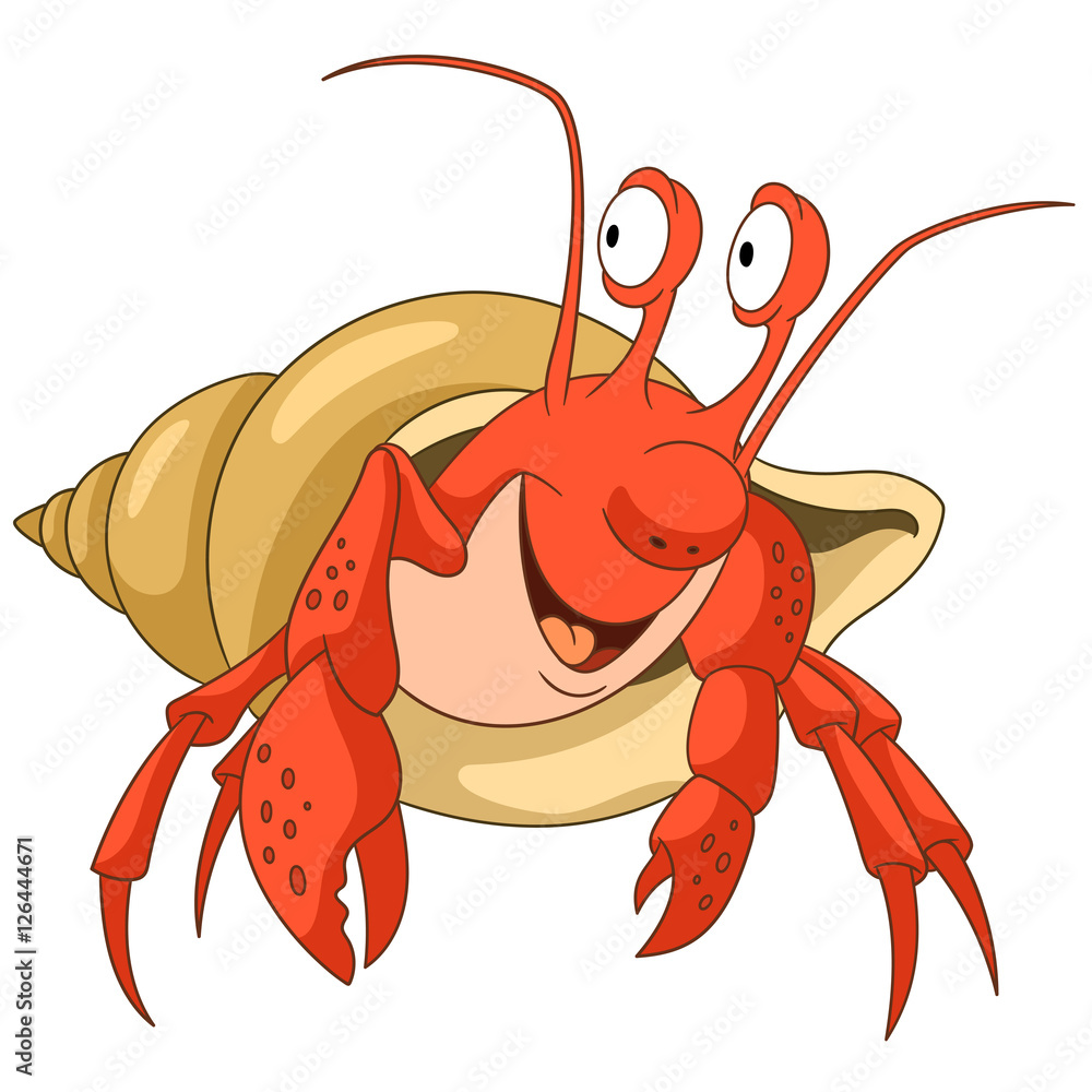 Hermit Crab Without Shell Clipart