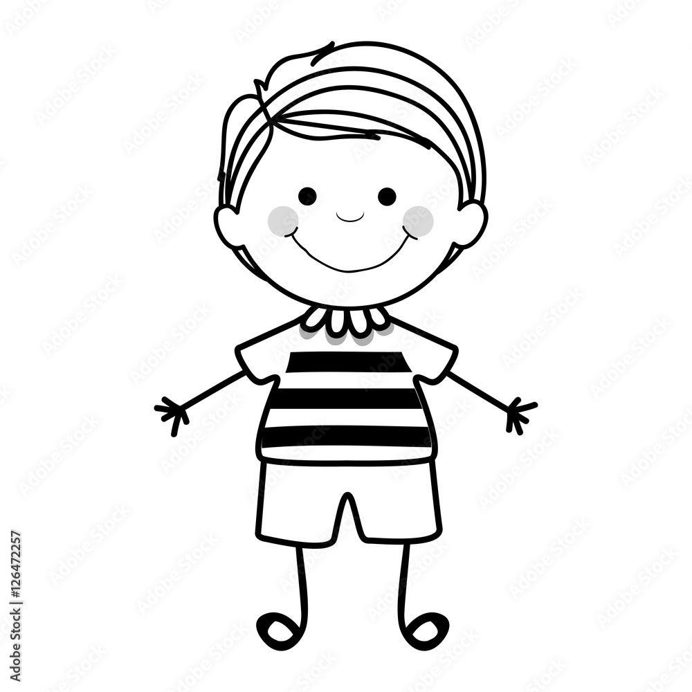 boy child icon image vector illustration design Stock-Vektorgrafik ...