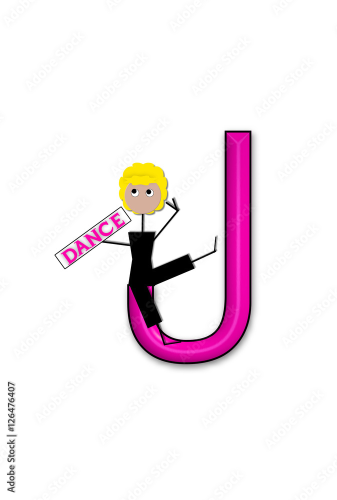 Alphabet Dance Kids J Stock Photo | Adobe Stock