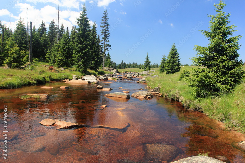 dolina izery w górach izerskich Stock Photo | Adobe Stock