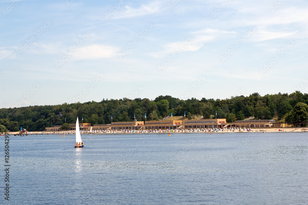 Berlin, Strandbad Wannsee Stock-Foto | Adobe Stock
