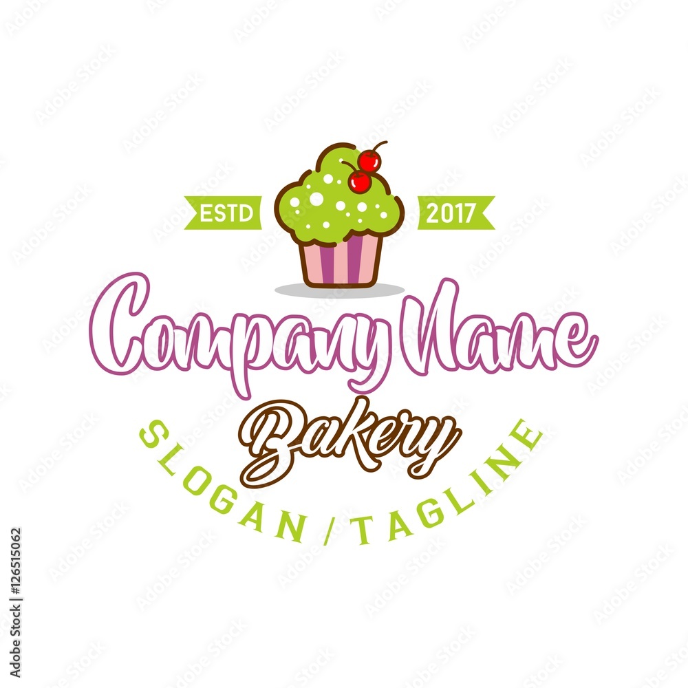 bakery vector logo Stock Vector | Adobe Stock