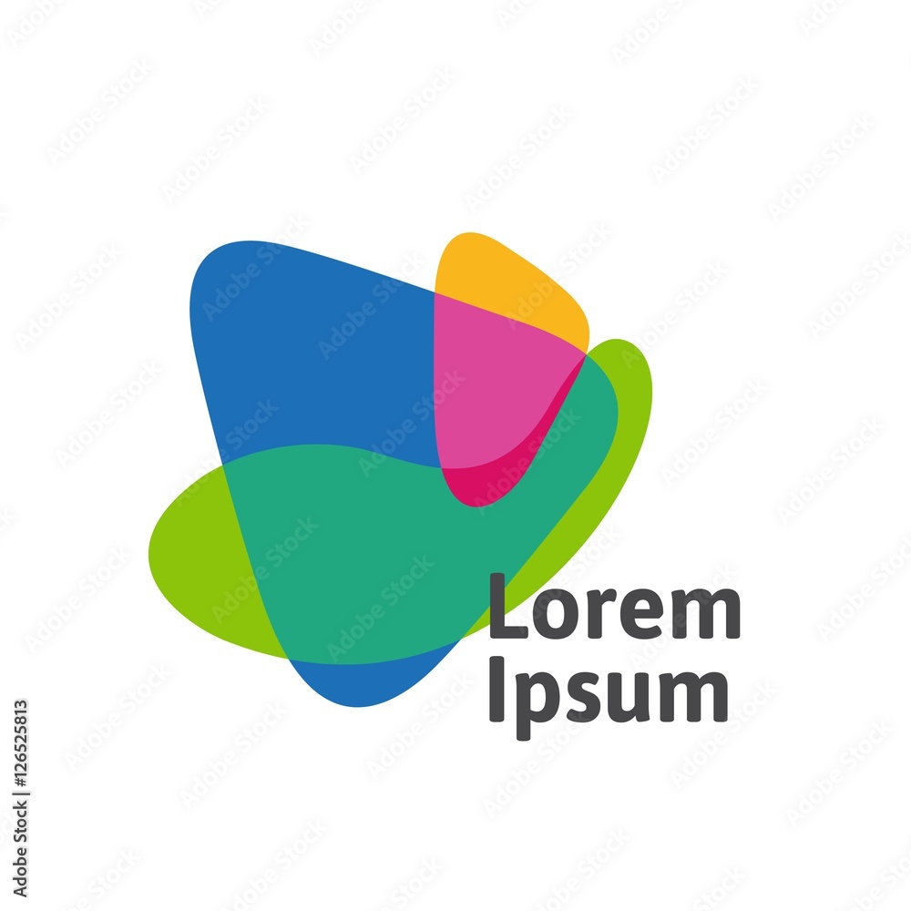 colorful shapes logo Stock Vector | Adobe Stock