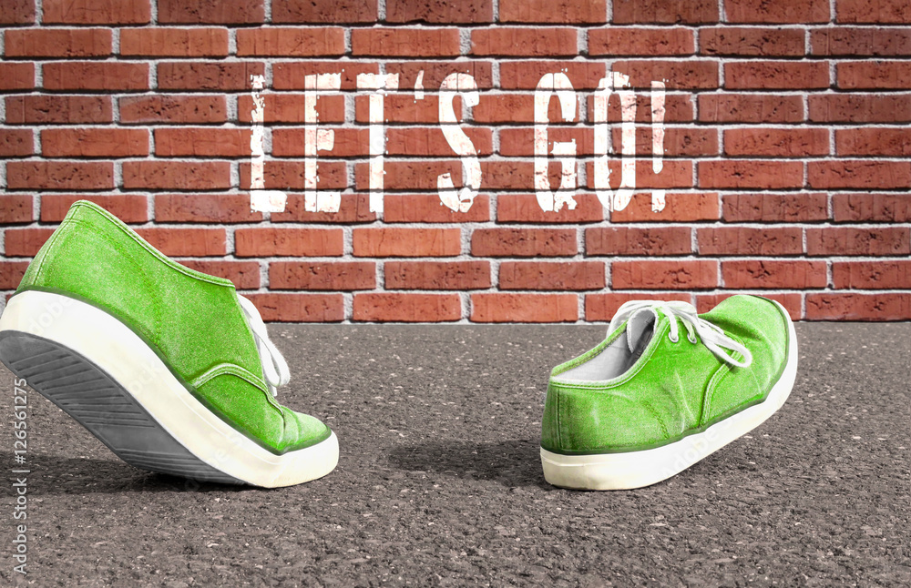 LET'S GO! foto de Stock | Adobe Stock