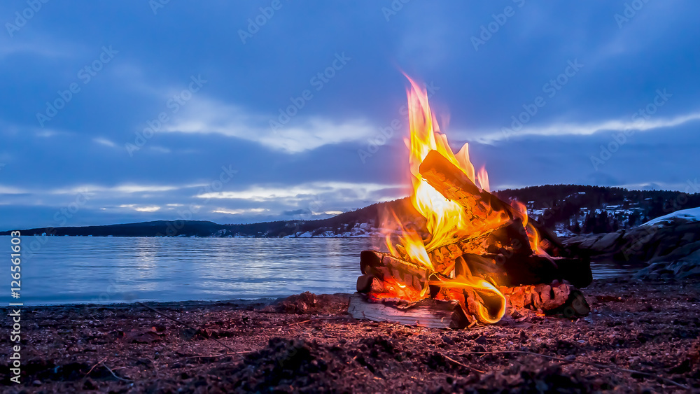 Campfire Stock Photo | Adobe Stock