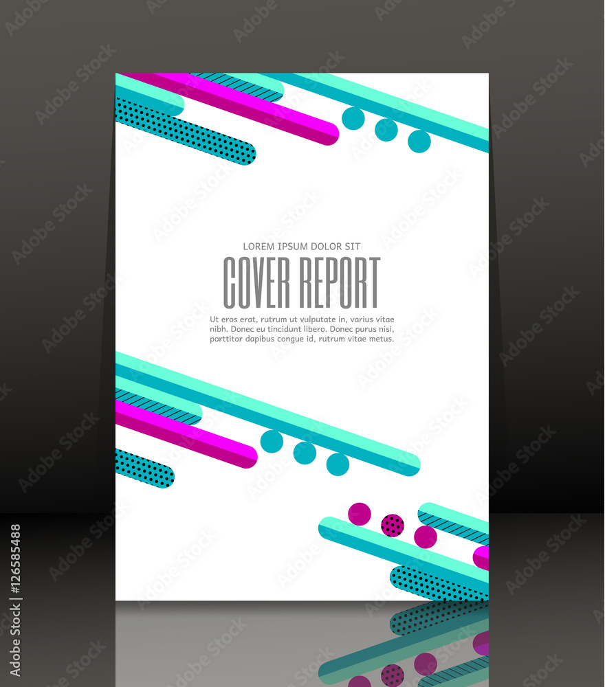 Template design for cover. Banner in A4 size. Abstract background ...