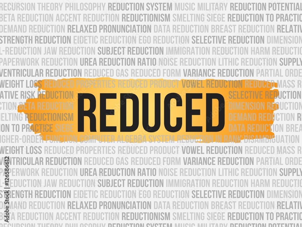reduced Stock Illustration | Adobe Stock