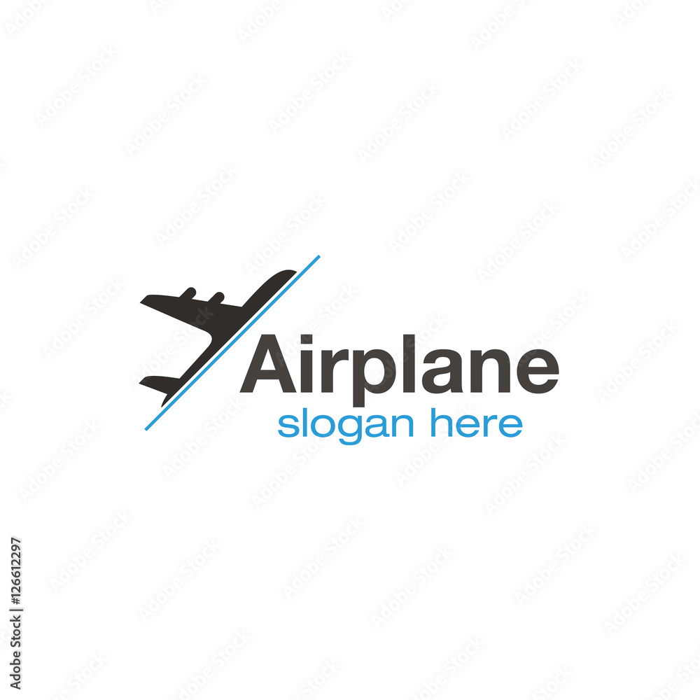 Air plane travel app logo vector Stock Vector | Adobe Stock