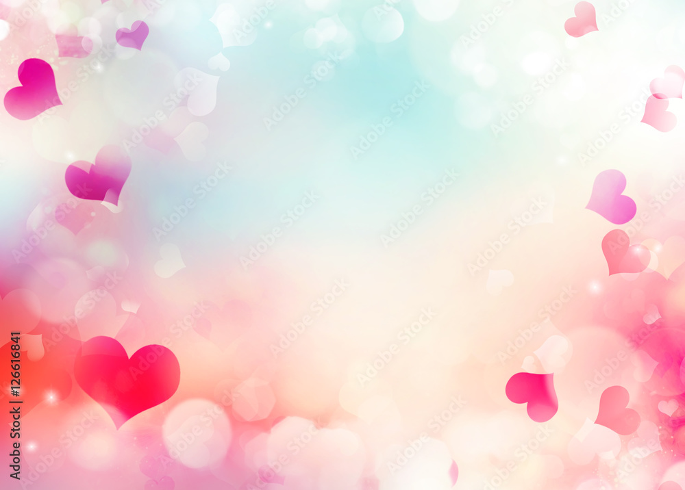 Valentine day holiday background illustration Stock Photo | Adobe Stock