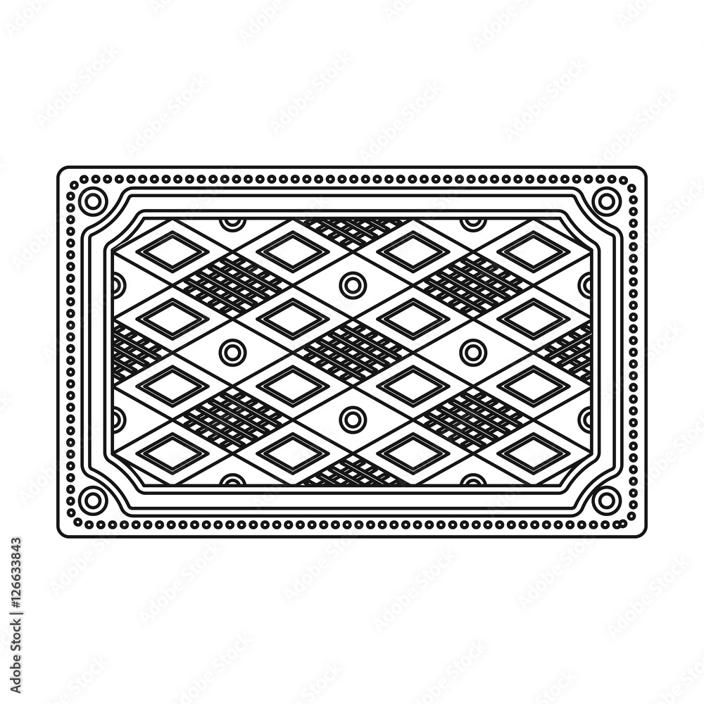 Carpet Clipart Black And White