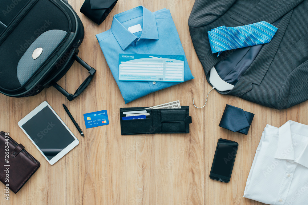 How to pack for a business trip Stock Photo | Adobe Stock
