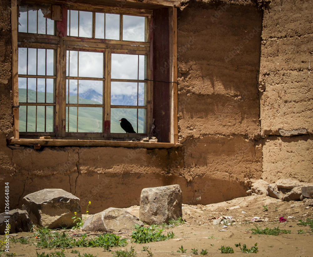 Scenery through the Window Stock Photo | Adobe Stock