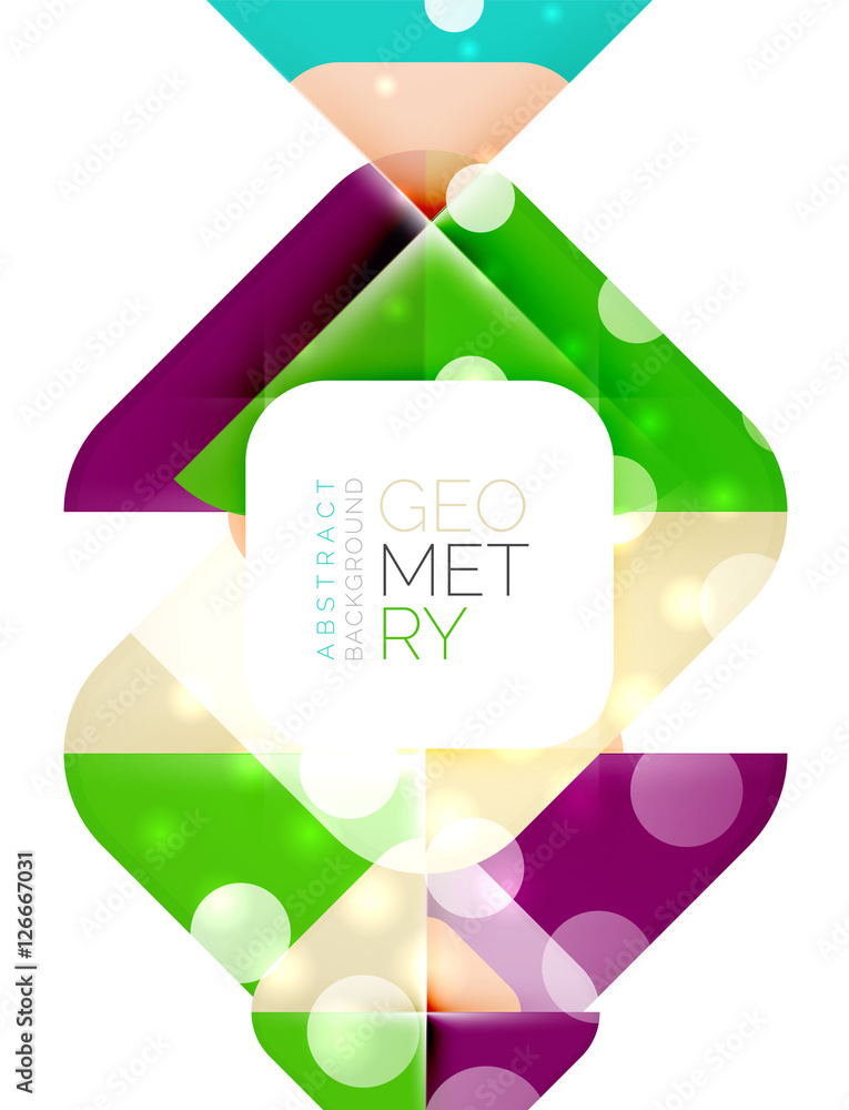 Square and triangle pattern background Stock Vector | Adobe Stock