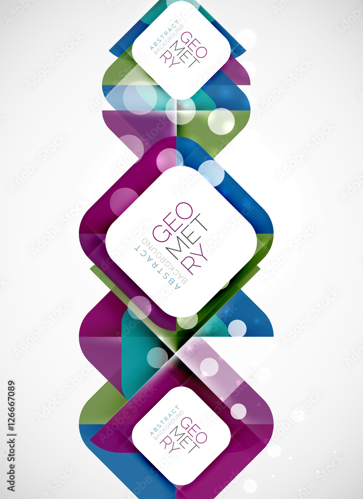 Square and triangle pattern background Stock Vector | Adobe Stock