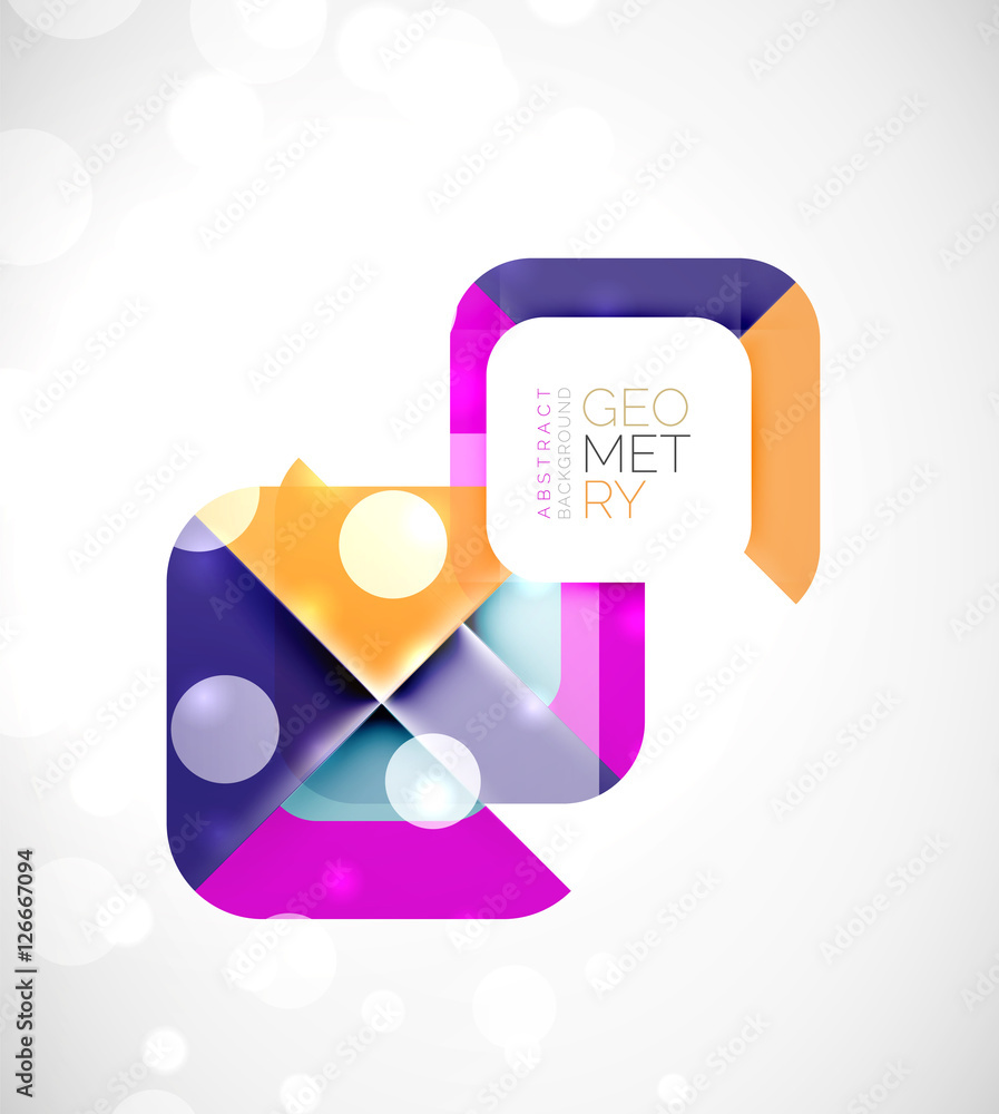 Square and triangle pattern background Stock Vector | Adobe Stock