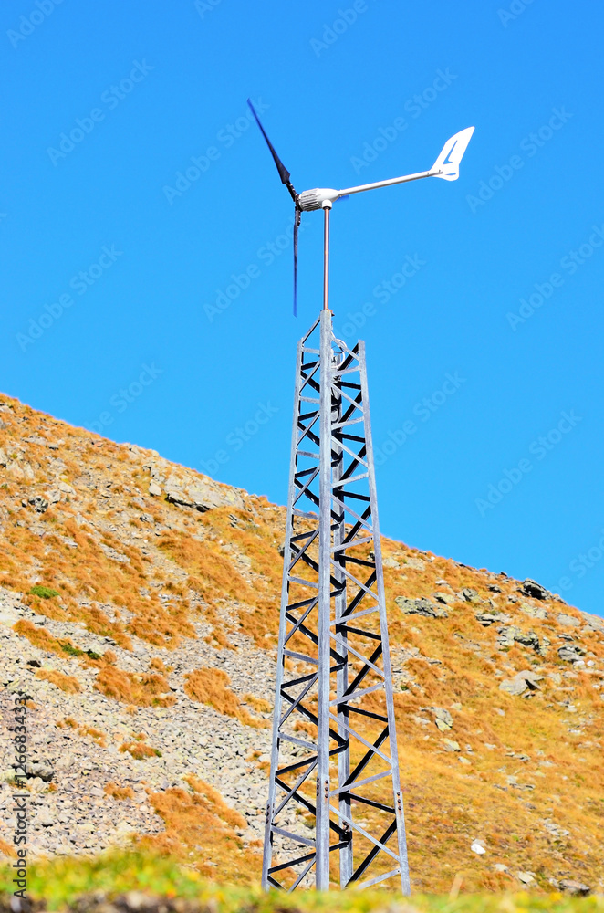 Wind Generator - Wind wheel and generator of some mobile wind power ...