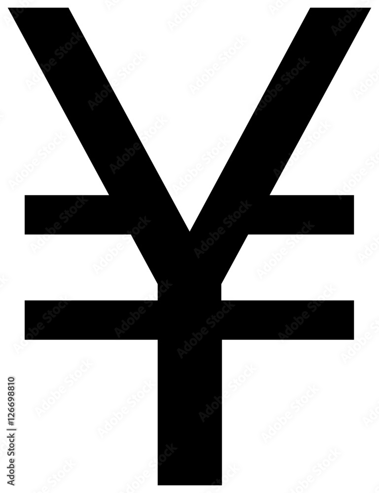 Chinese Yen Sign