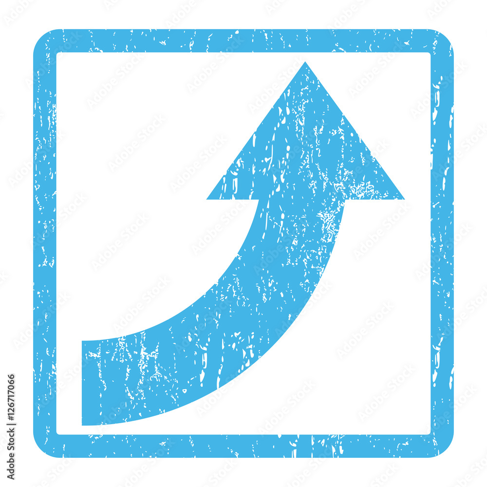 Rotate Up rubber seal stamp watermark. Vector icon symbol inside ...