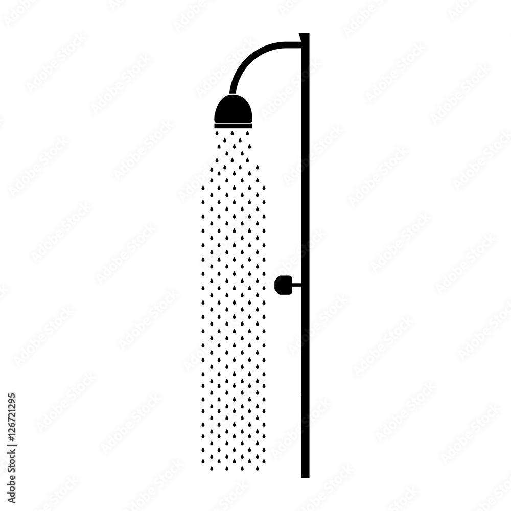 bathroom shower icon image vector illustration design Stock Vector ...