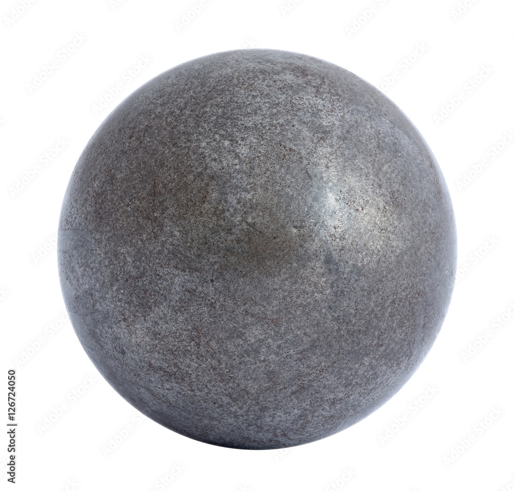 Iron metal ball Stock Photo | Adobe Stock