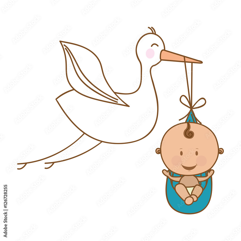 baby delivery crane icon image vector illustration design Stock Vector ...