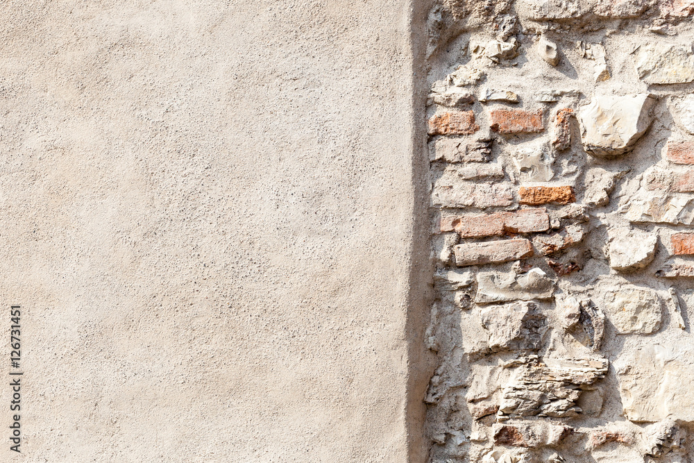 Renovation Plaster, Symbol Reconstruction, Old Brick Wall, Masonry ...