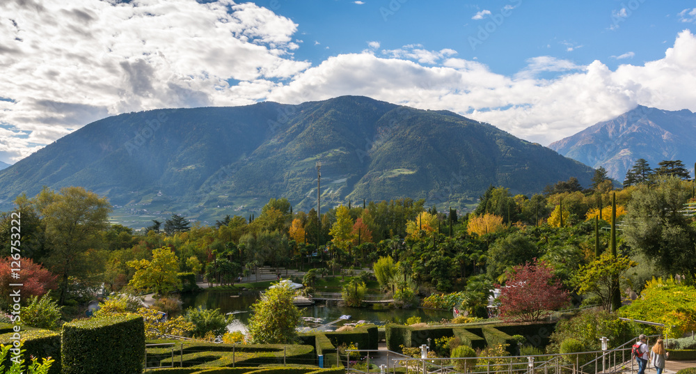 Giardini di Castel Trauttmanssdorff, Merano, Alto Adige, Italia ...