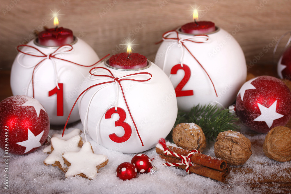 dritter advent Stock-Foto | Adobe Stock