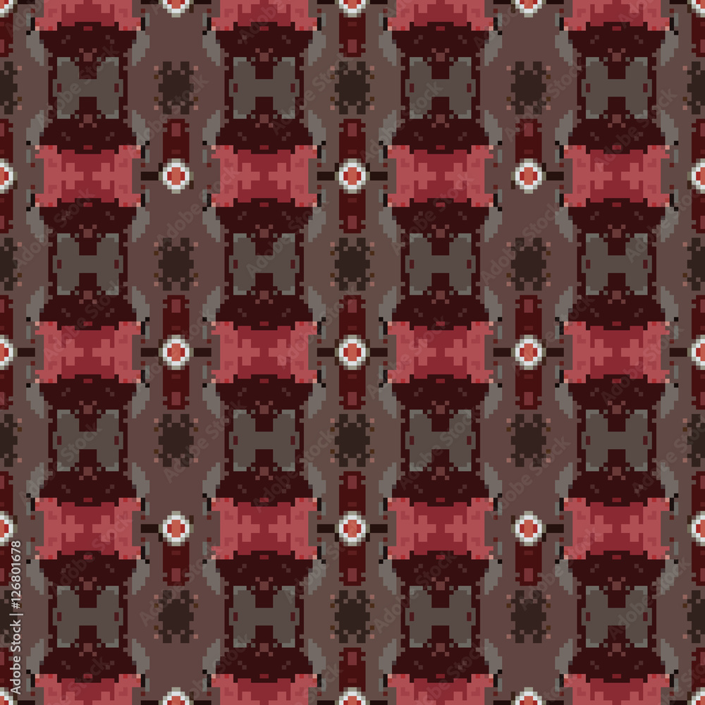 seamless tileable pixel texture pattern Stock Illustration | Adobe Stock