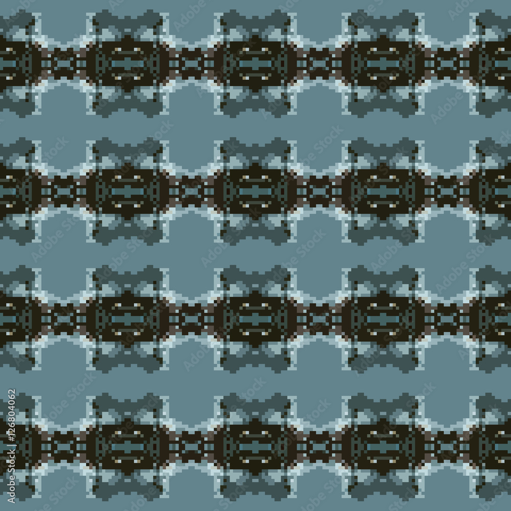 seamless tileable pixel texture pattern Stock Illustration | Adobe Stock