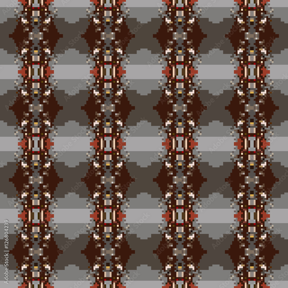 seamless tileable pixel texture pattern Stock Illustration | Adobe Stock