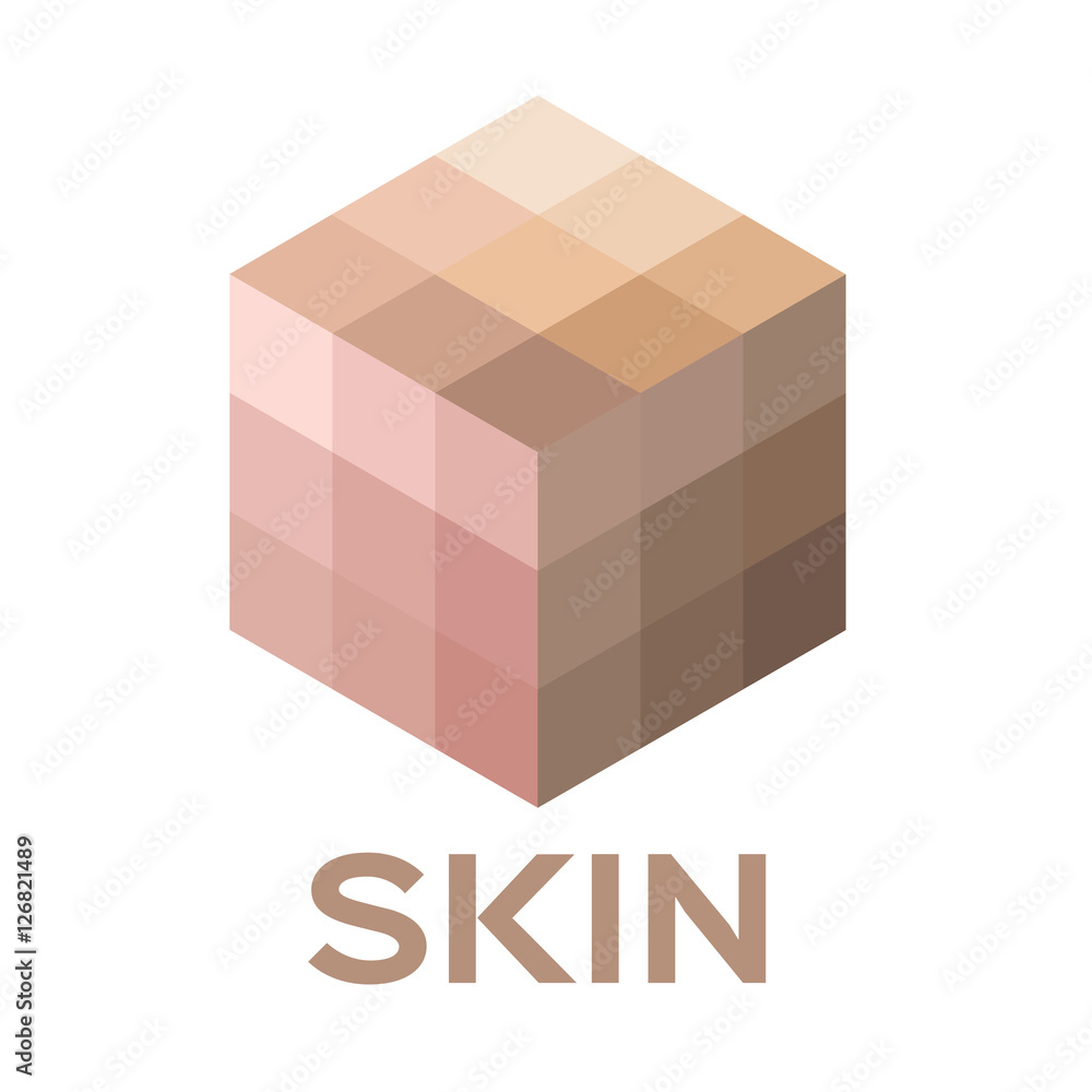 skin tone color icon and vector . all skin color of human Stock Vector ...